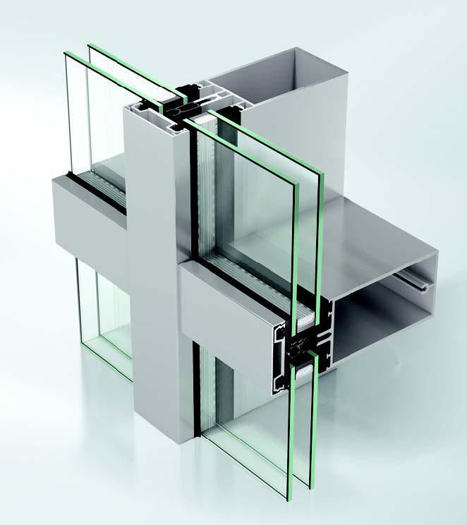 GIMM - Façade Mur rideaux 50-60 mm Schüco par GIMM sur mesure | POINT.P