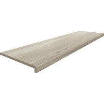 COLORKER - Nez de marche grès cérame émaillé Lakeview - bone mat - 33x120 cm | POINT.P