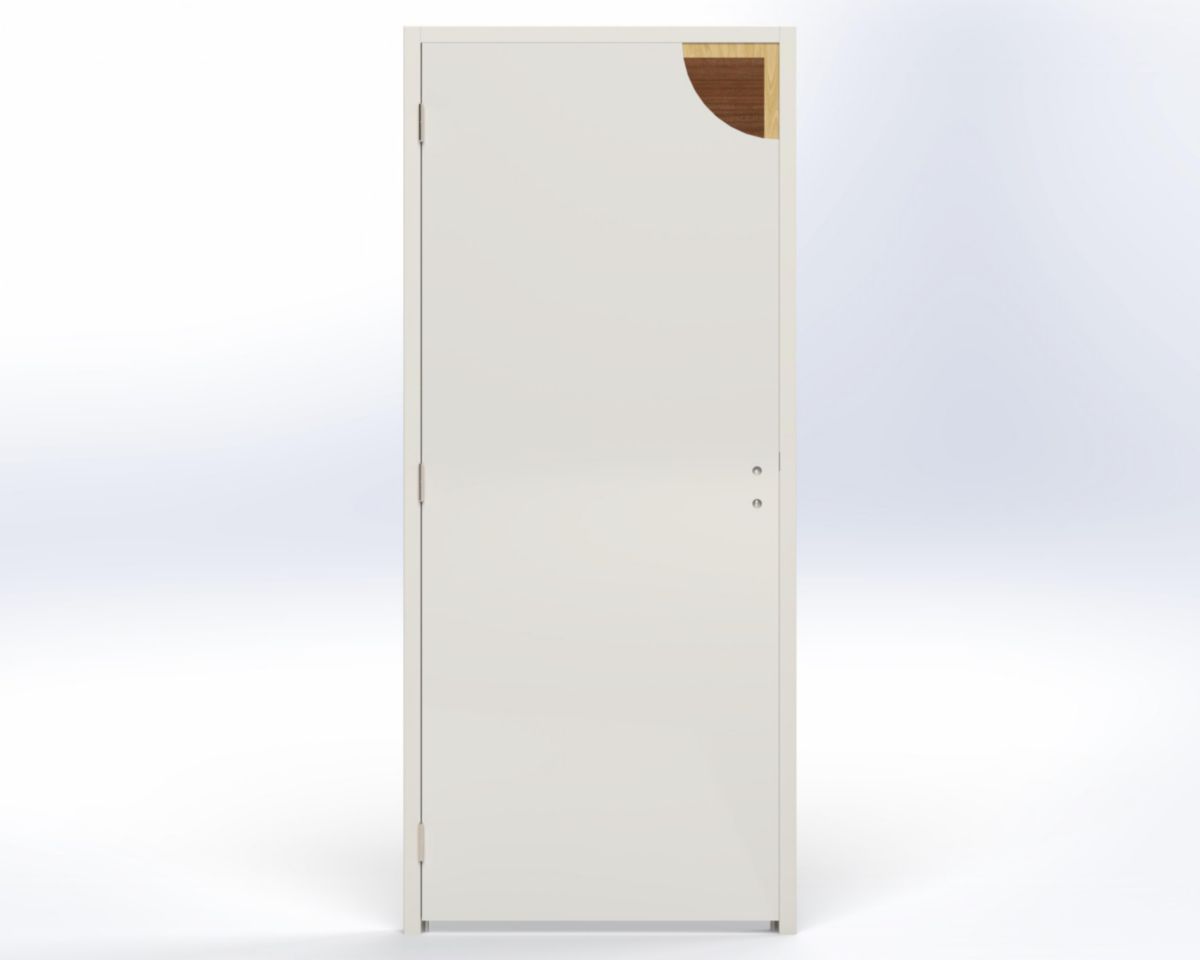 COMPAGNIE INDUSTRIELLE DU BOIS - Bloc porte plane âme pleine rive ...