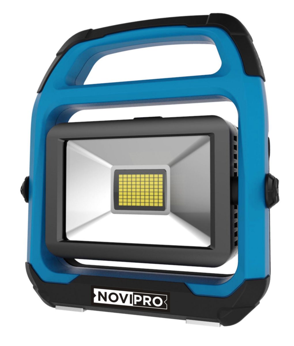 NOVIPRO - Projecteur de chantier LED sans fil - avec batterie ...
