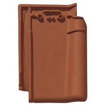 MONIER - Tuile Postel 20 - terre cuite - vieilli masse - 407x247 mm ...