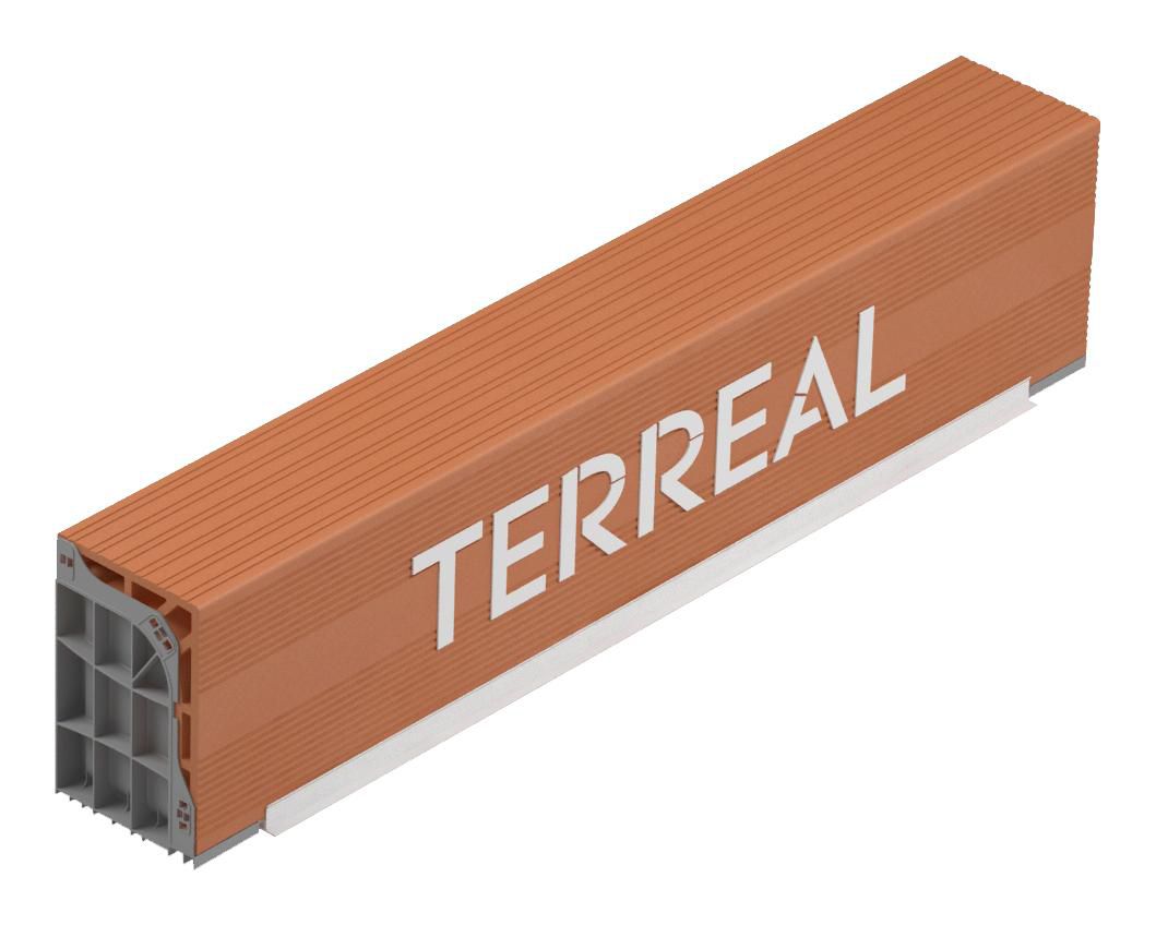 TERREAL - Caisson Monobloc H avec sous face 20 x 52,4 x 180 cm | POINT.P