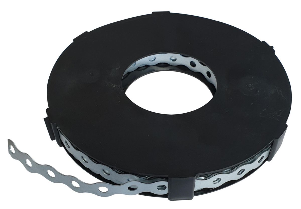 ING FIXATIONS - Feuillard perforé 12 x 0,8mm - rouleau de 10 mètres Réf ...