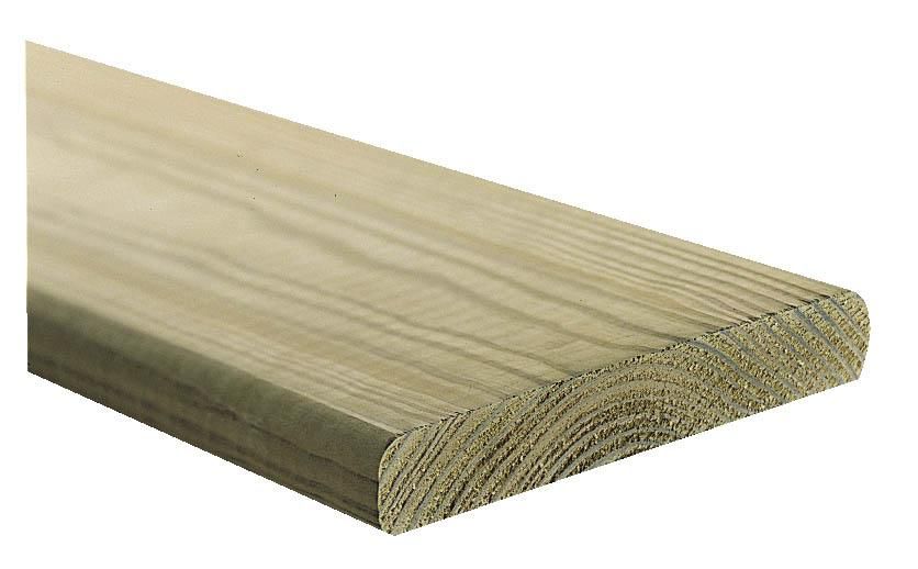 FRANCE BOIS IMPREGNES - Lame de terrasse lisse - pin scandinave traité ...