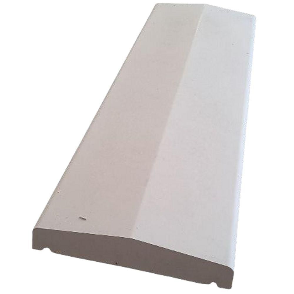 OPL - Chaperon pour mur en béton de 20 cm 2 pentes blanc longueur 1 m ...