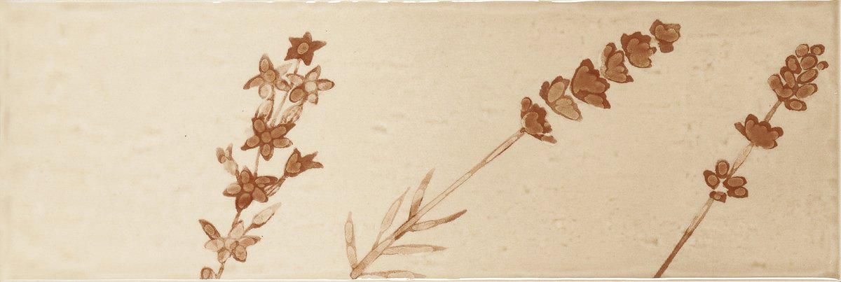 IRIS - Faïence murale Aura - décor Aura spice glossy - 10x30 cm | POINT.P