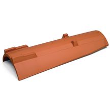 CERAMICA LA ESCANDELLA - Tuile canal 50 à tenons rouge Réf.TT5R | POINT.P