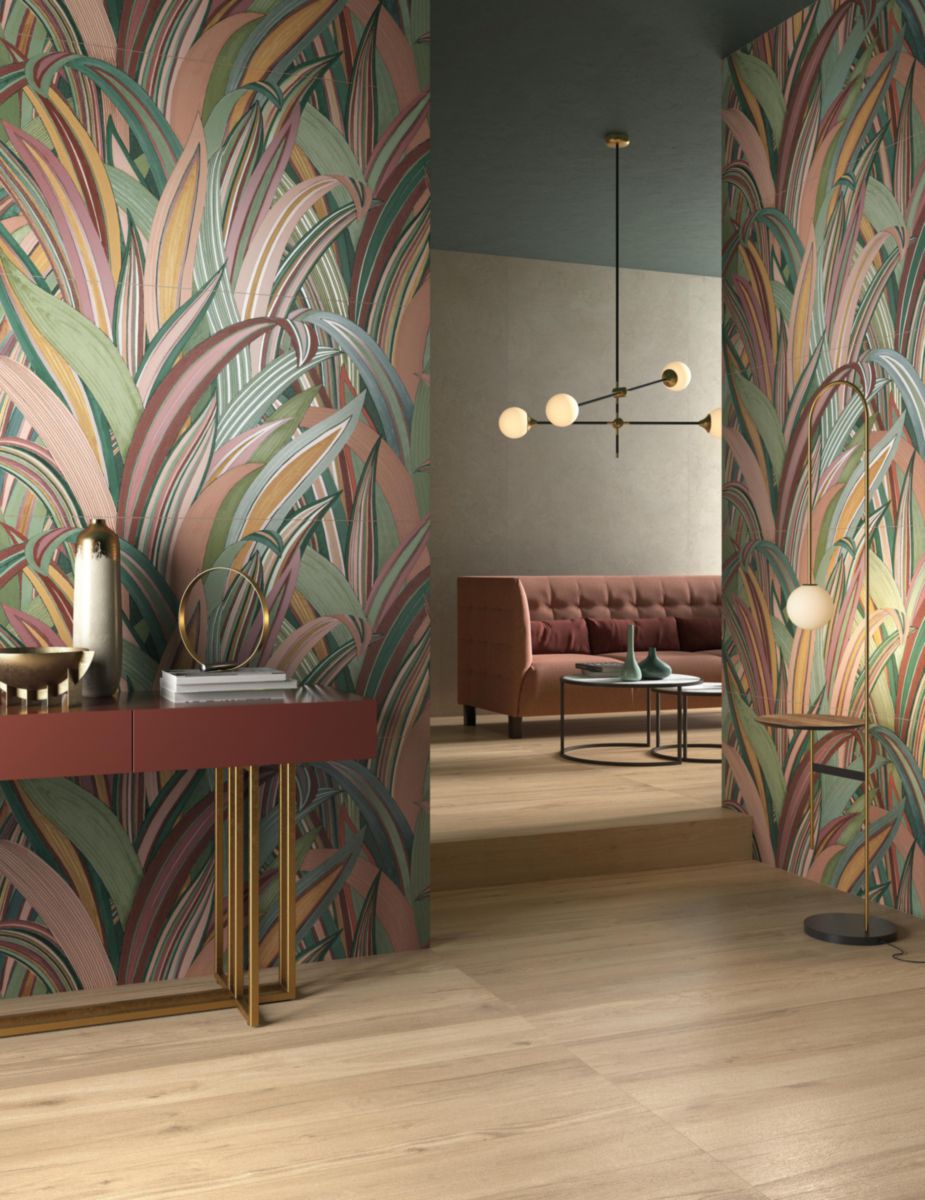 LA FAENZA - Carrelage mural grès cérame Crea-LA - décor Folia6 12 ...