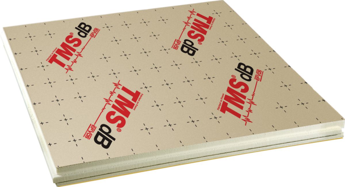 SOPREMA - Panneau TMS dB polyuréthane - isolation thermo-acoustique sous chape - Rainé Bouveté 4 ...