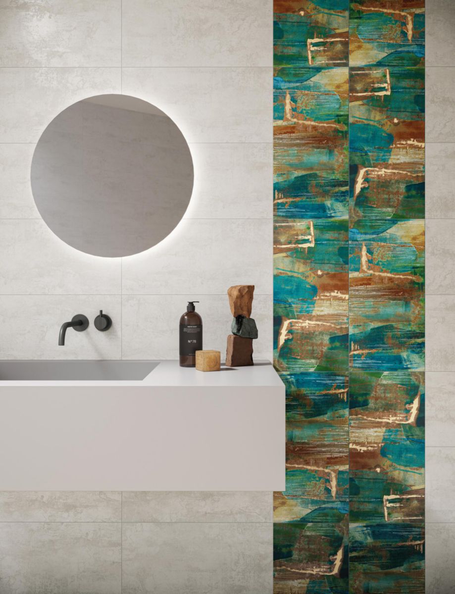 NAXOS - Carrelage de sol intérieur Bold - grès cérame rectifié - décor ...