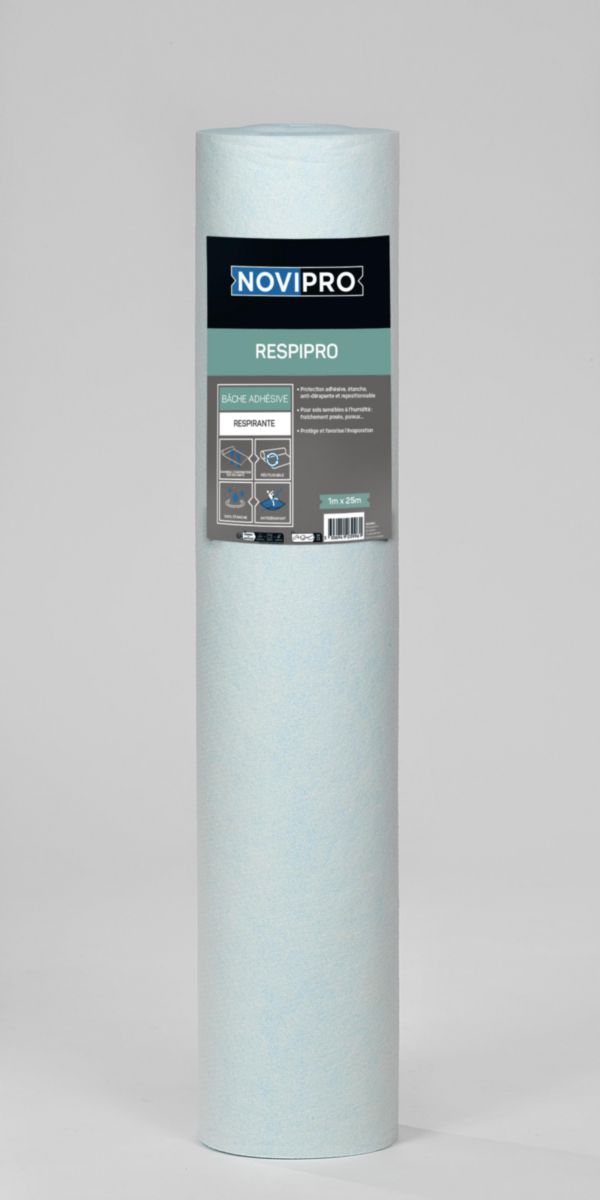 NOVIPRO - Bâche adhésive respirante 1mx25m NOVIPRO | POINT.P