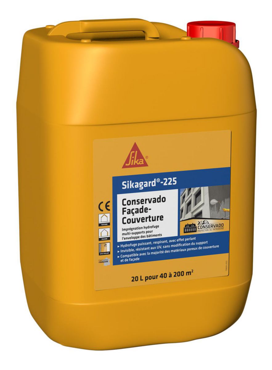 SIKA - Imprégnation hydrofuge Sikagard-225 Conservado Façade-Couverture ...