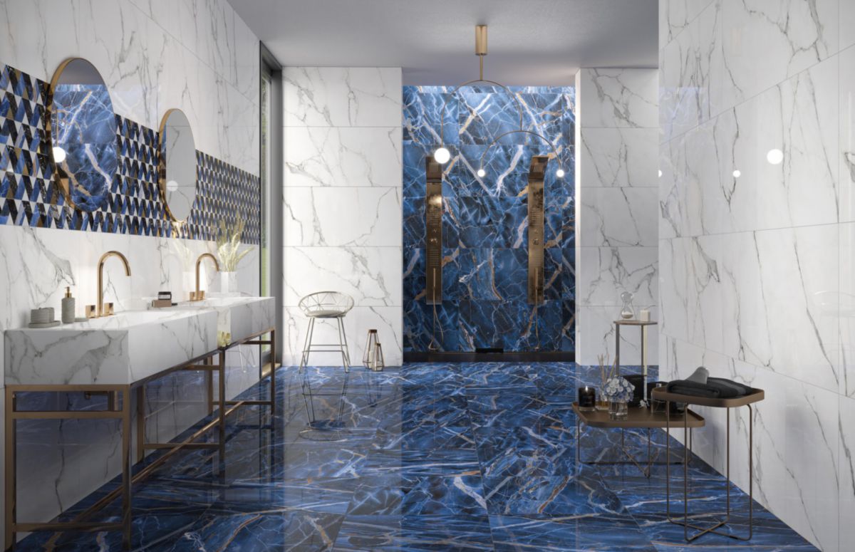 NAXOS - Carrelage imitation marbre Rhapsody - grès cérame rectifié ...