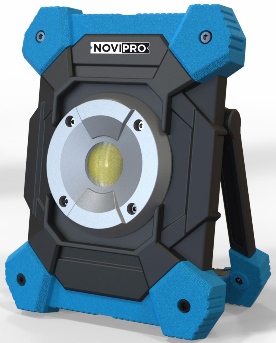 NOVIPRO - Projecteur de chantier LED sans fil - avec batterie ...