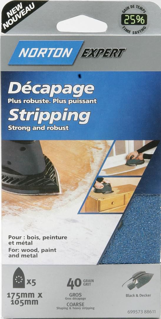 NORTON-CLIPPER - Triangles perforés 6 trous auto-agrip Norton Expert 95 ...