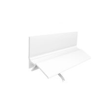 CS FRANCE - Couvre-joint de façade W50-A Couvraneuf PVC blanc L. 3 m ...