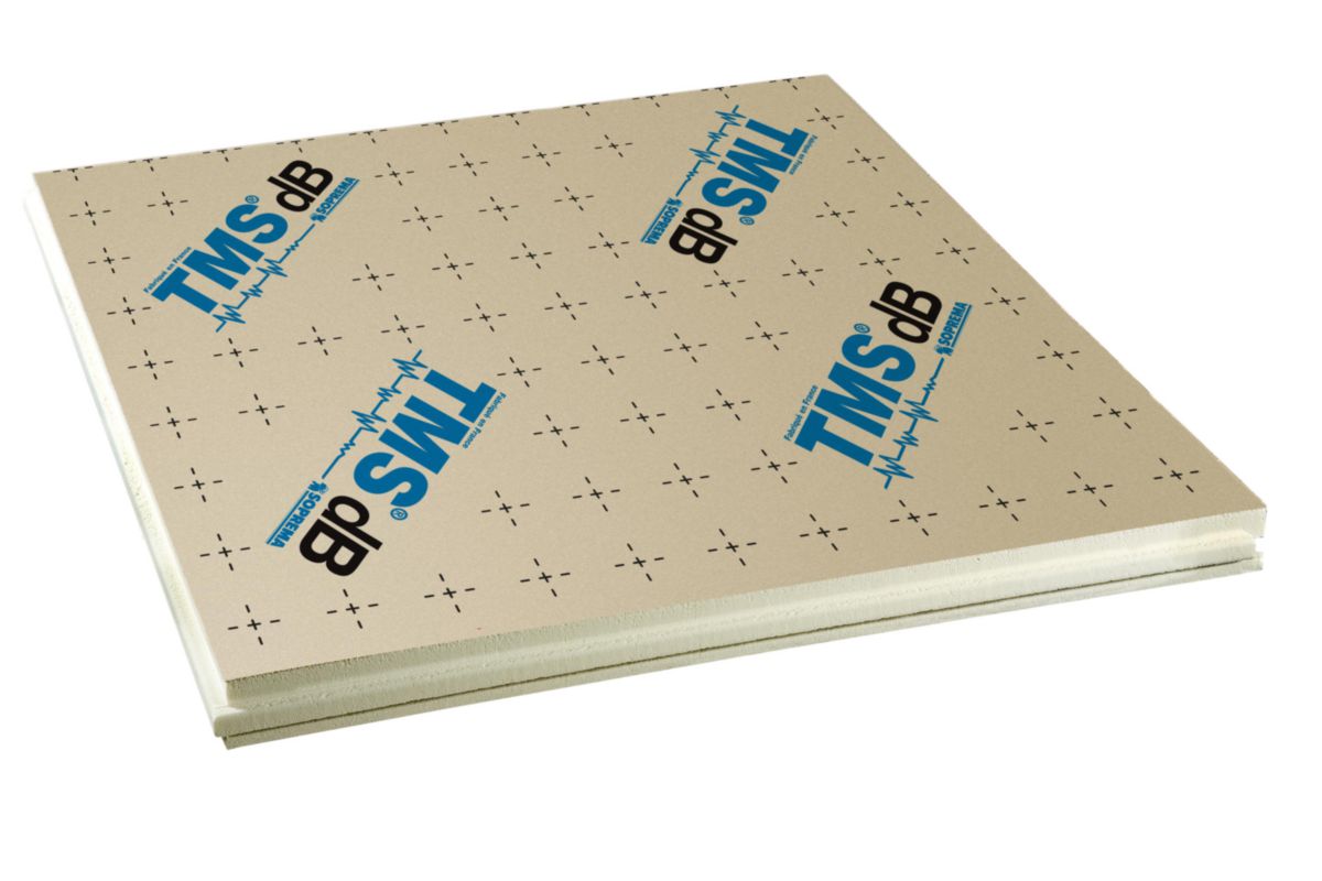 SOPREMA - Panneau TMS dB polyu - isolation thermo-acoustique sous chape ...