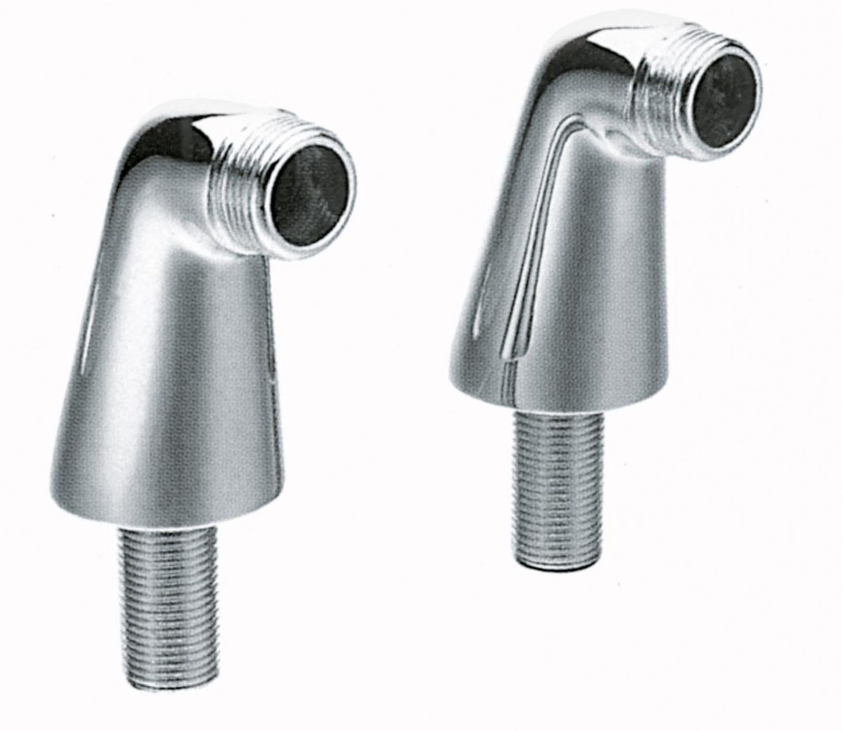 ONDYNA - Raccord colonette fix chromé 70MM ( les 2) Réf. PD00218 | Point.P