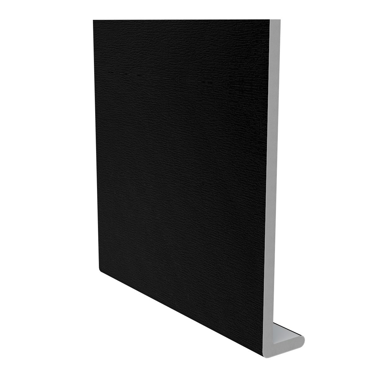 FREEFOAM - Bandeau de rive équerre PVC Noir Plaxé 10x200x5000mm Réf ...