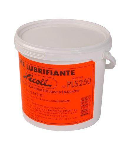 NICOLL - Pâte lubrifiante PLS250 pour canalisation seau de 2,5 litres ...