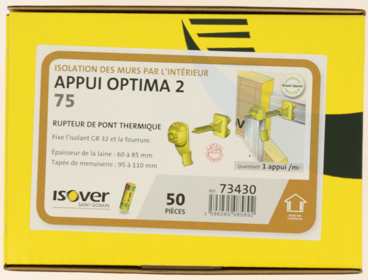 ISOVER - Appui intermédiaire Optima 2 pour isolation sous ossature ...