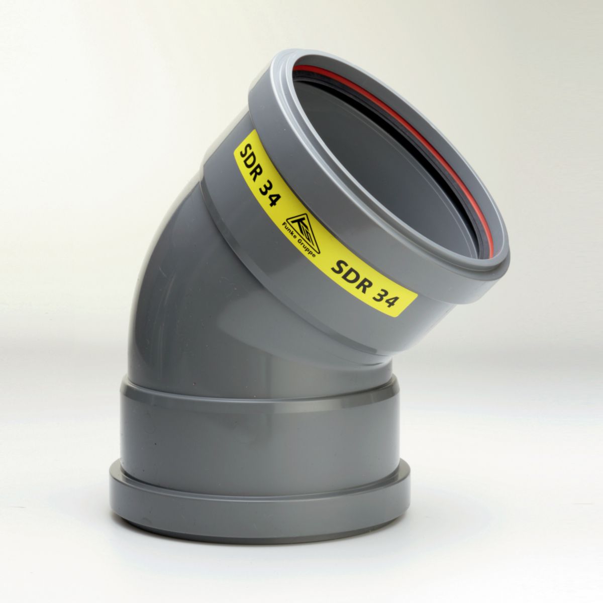 FUNKE FRANCE - Coude PVC 30° femelle-femelle D200 SDR34/CR8 | POINT.P