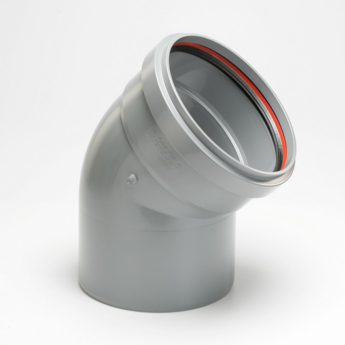 FUNKE FRANCE - Coude PVC 45° mâle-femelle D125 SDR41/CR4 | Point.P