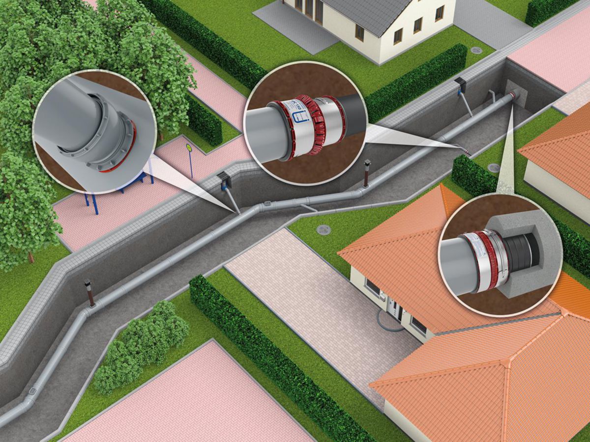 FUNKE FRANCE - Réduction MF PVC-U gris CR4/SDR41 diamètre 160/110 mm ép ...