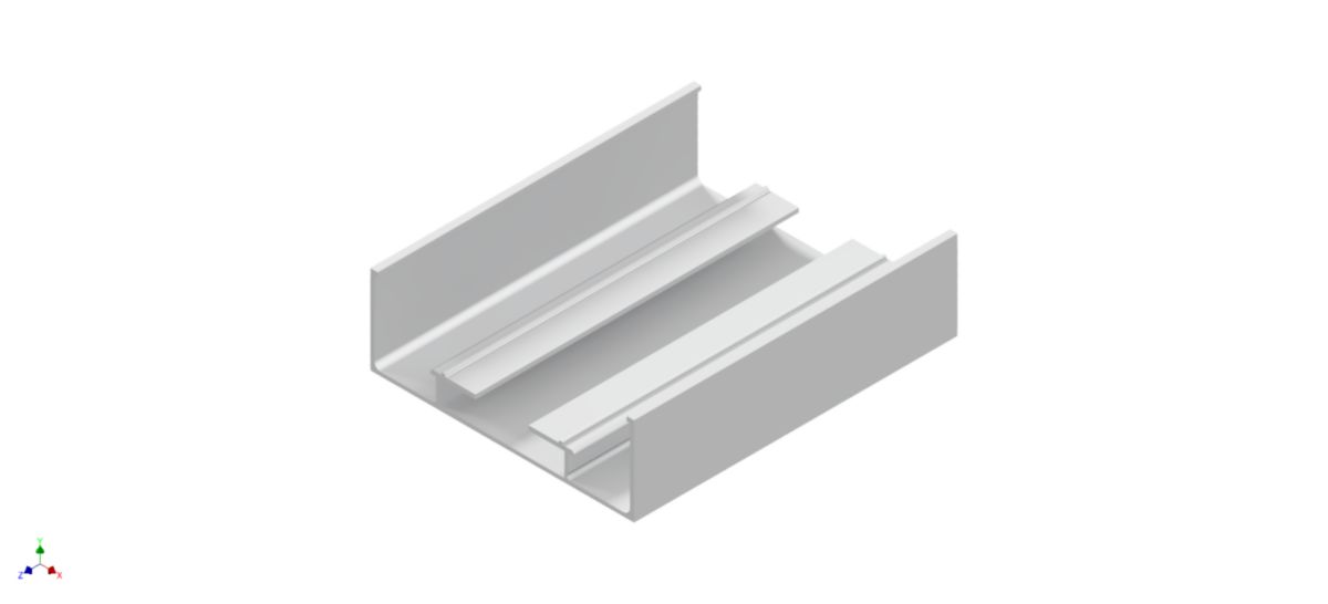 CLIPPER CORAMINE - Lisse fine hauteur 27,5mm graphite 3,05 m | POINT.P