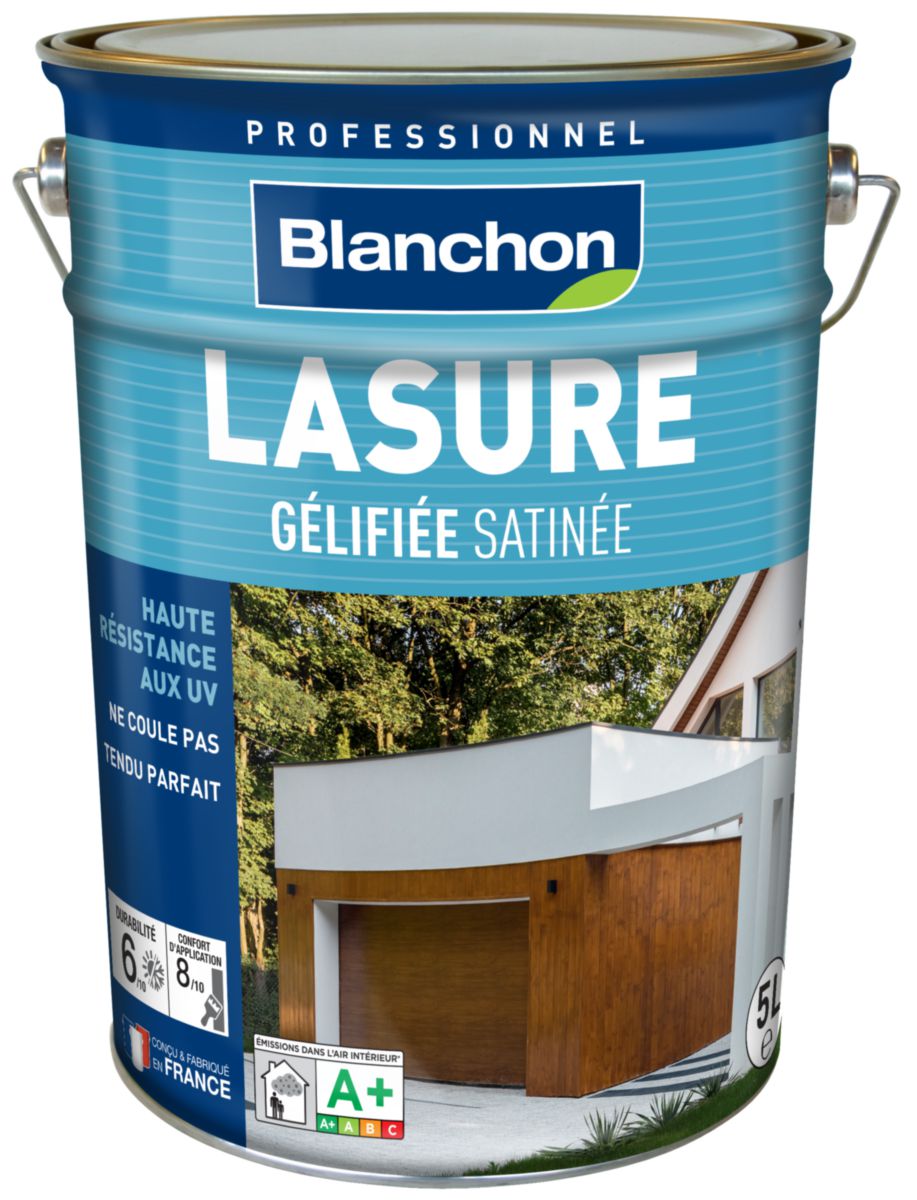BLANCHON - Lasure gélifiée - chêne clair - bidon de 5 l | Point.P
