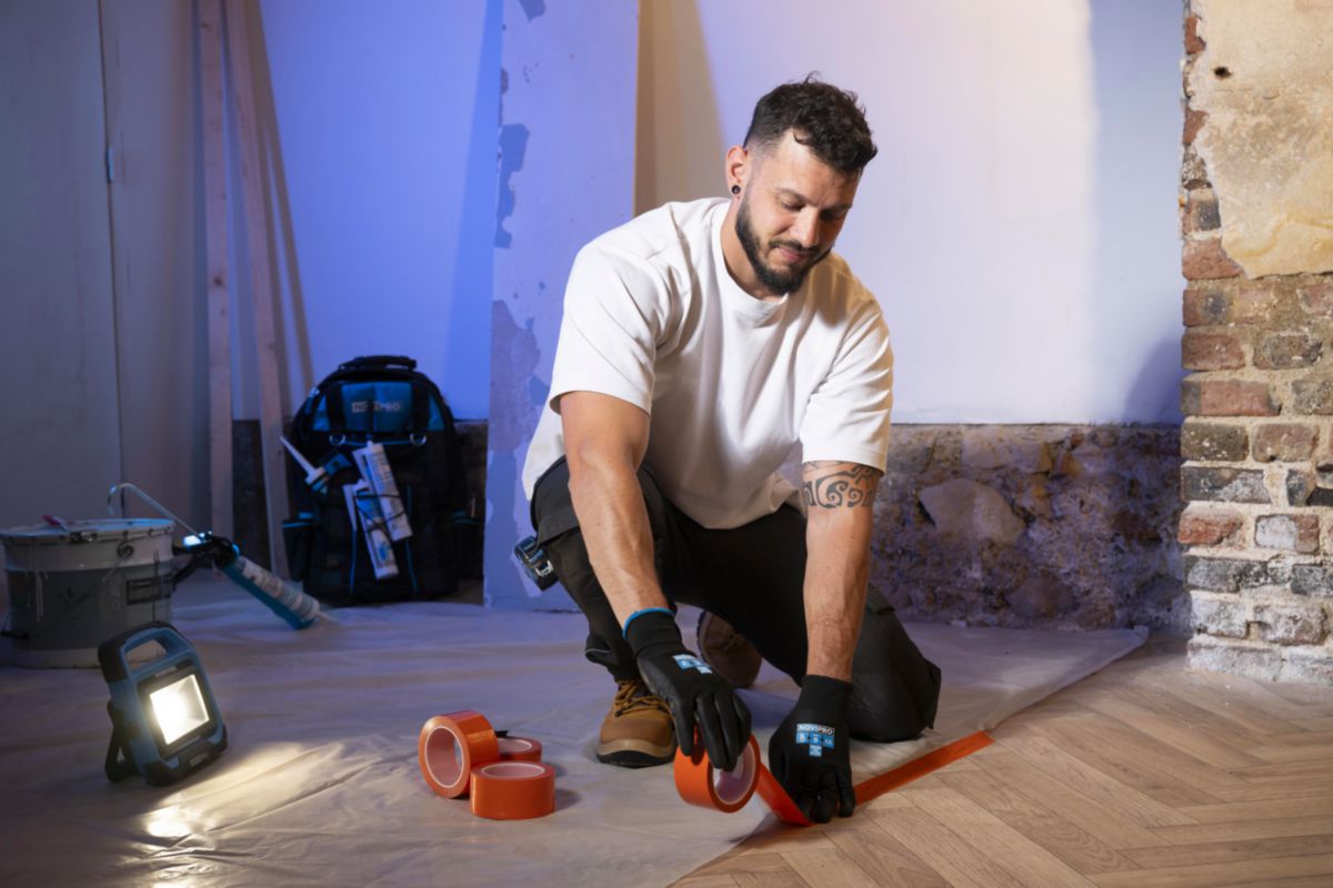 NOVIPRO - Ruban adhésif PVC plastifié - orange - NOVIPRO - rouleau de ...