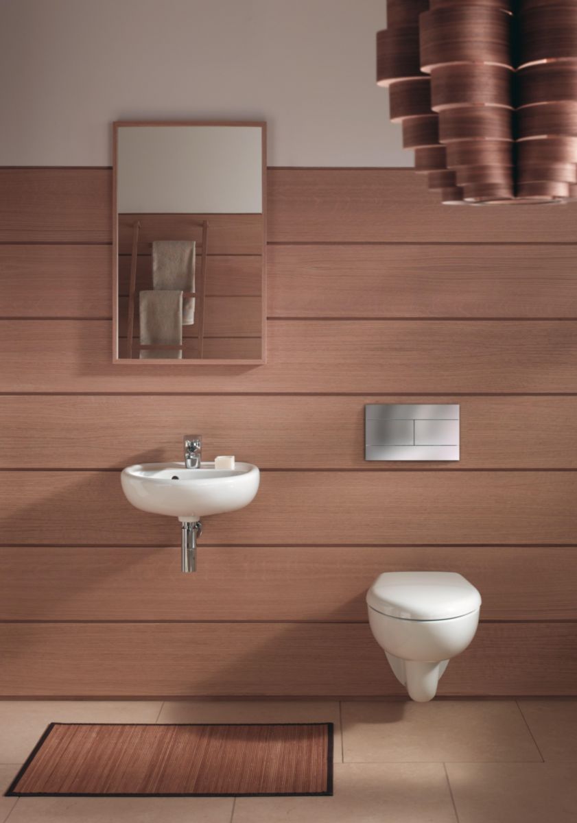 JACOB DELAFON - Lave-mains MIDEO 45 x 35 cm, autoportant, percé 1 trou ...