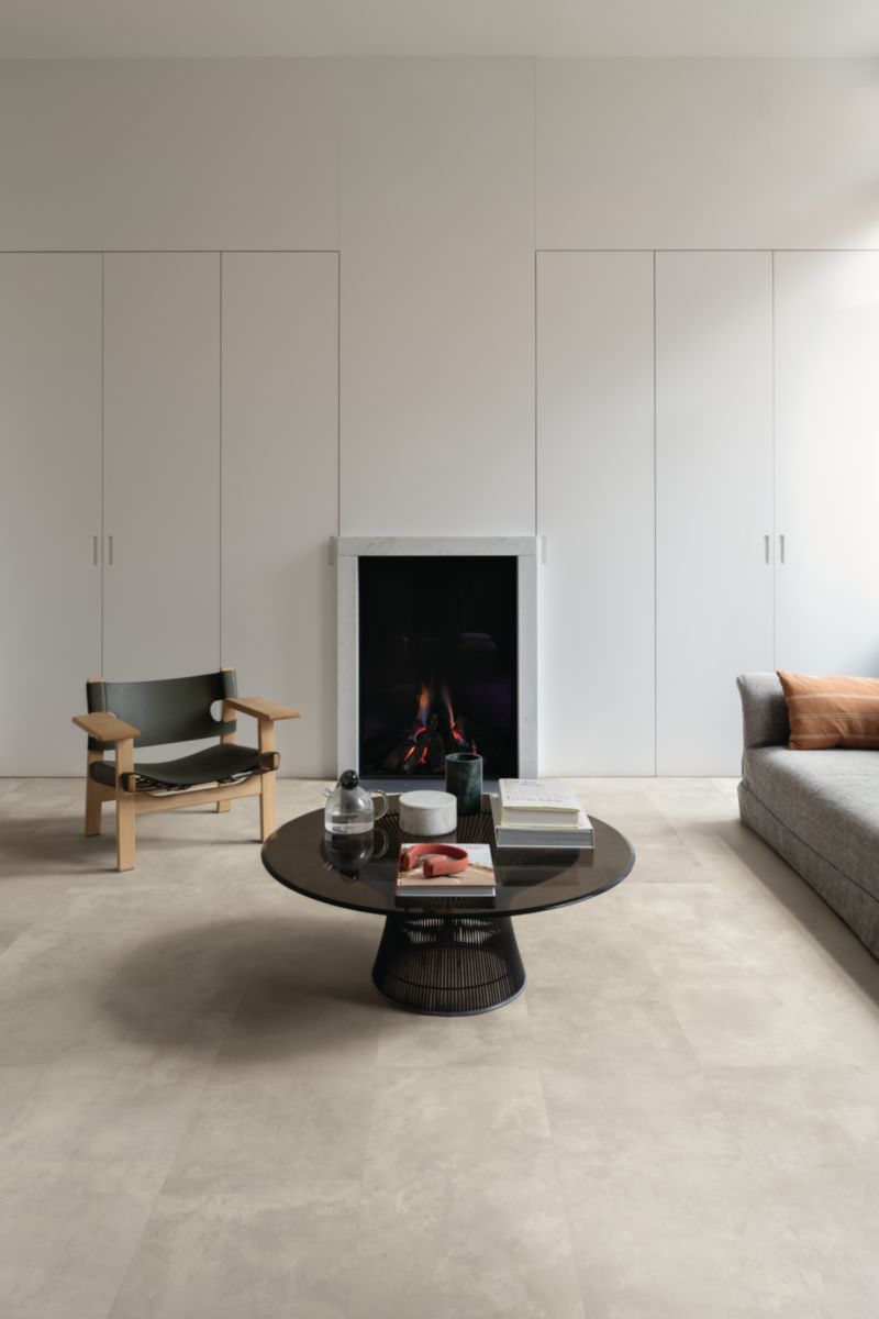 QUICK STEP - Sol Stratifié Quick Step Muse Béton teinté 8 x 396 x 1200 ...