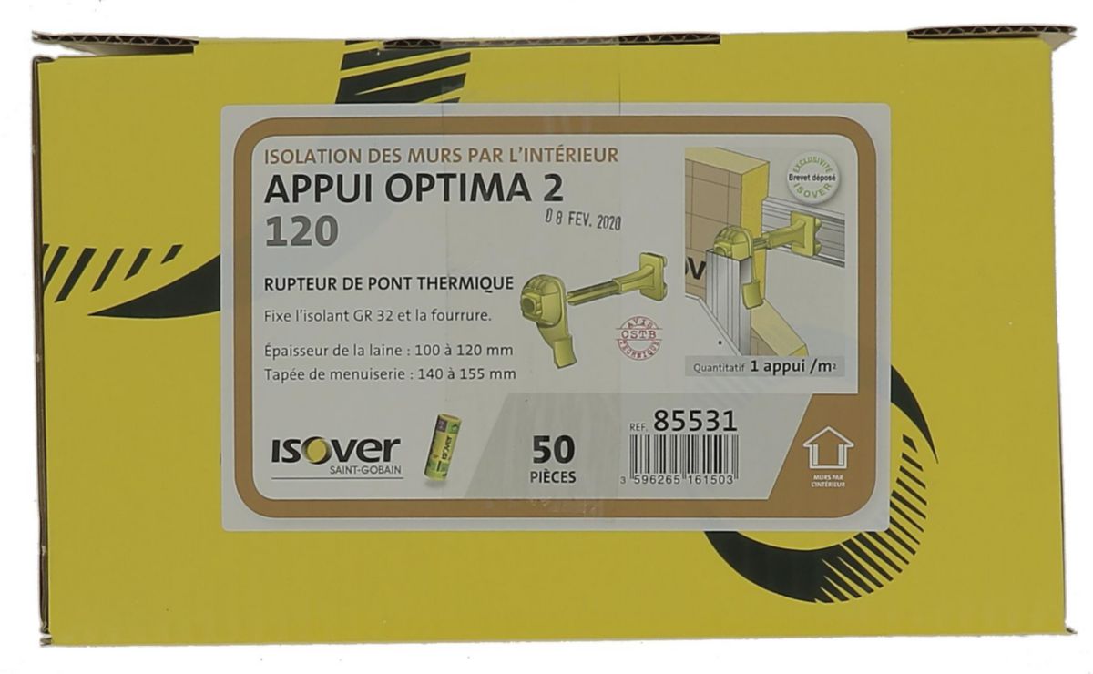 ISOVER - Appui intermédiaire Optima 2 pour isolation sous ossature ...