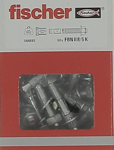 FISCHER - Goujon d'ancrage FBN II 8/5x55 K - boîte de 50 pcs | POINT.P