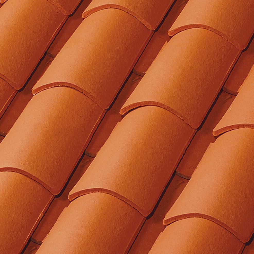 TERREAL - Tuile Canal terre cuite Canalaverou 40 antiglissement courant ...