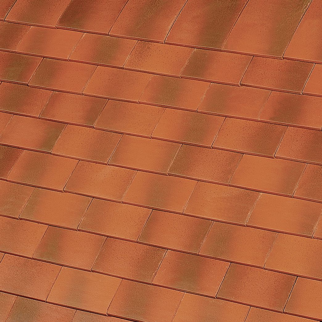 TERREAL - Tuile plate terre cuite Ségala 1P20 20x30cm Rouge flammé Réf ...