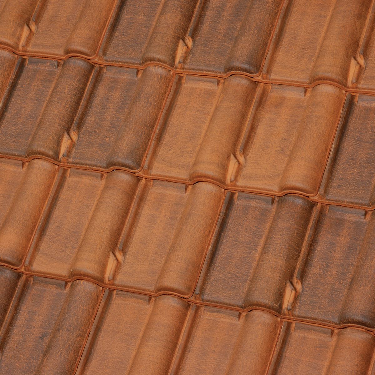 TERREAL - Tuile à douille Romane Canal 65 RC - terre cuite - brun ...