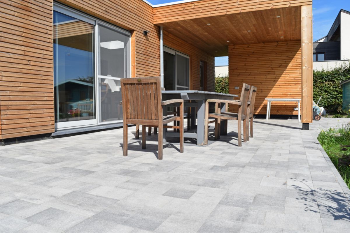 STONELINE - Pavé Realta Opus en bande - ton Nemo - 4 formats - ép. 6 cm ...