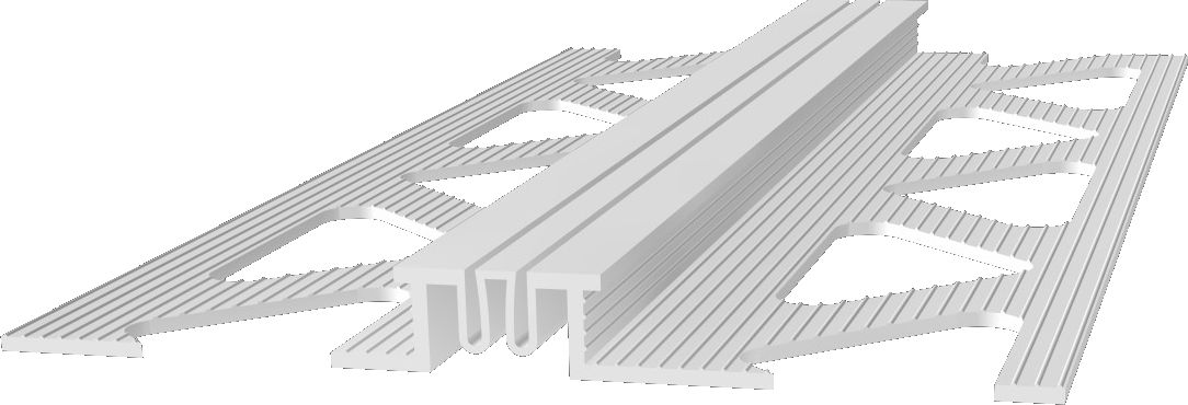 PROFIMETAL - Profile de dilatation PVC enduit extérieur 10mm d´enduit, Blanc, longueur 3.00 m ...