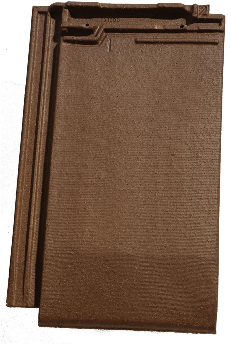 TERREAL - Tuile Volnay PV - 1 VPV - terre cuite - brun monochrome - 24 ...