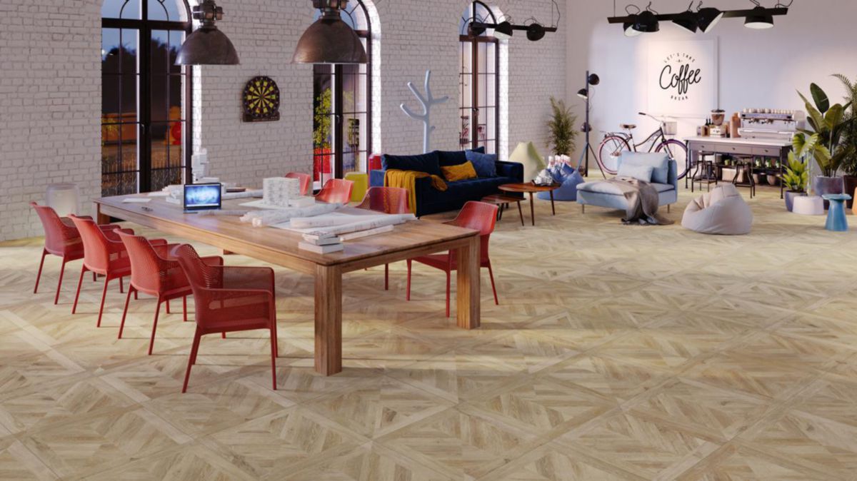 GRESPOR - Carrelage intérieur effet bois Plank - hazel mat rectifié ...