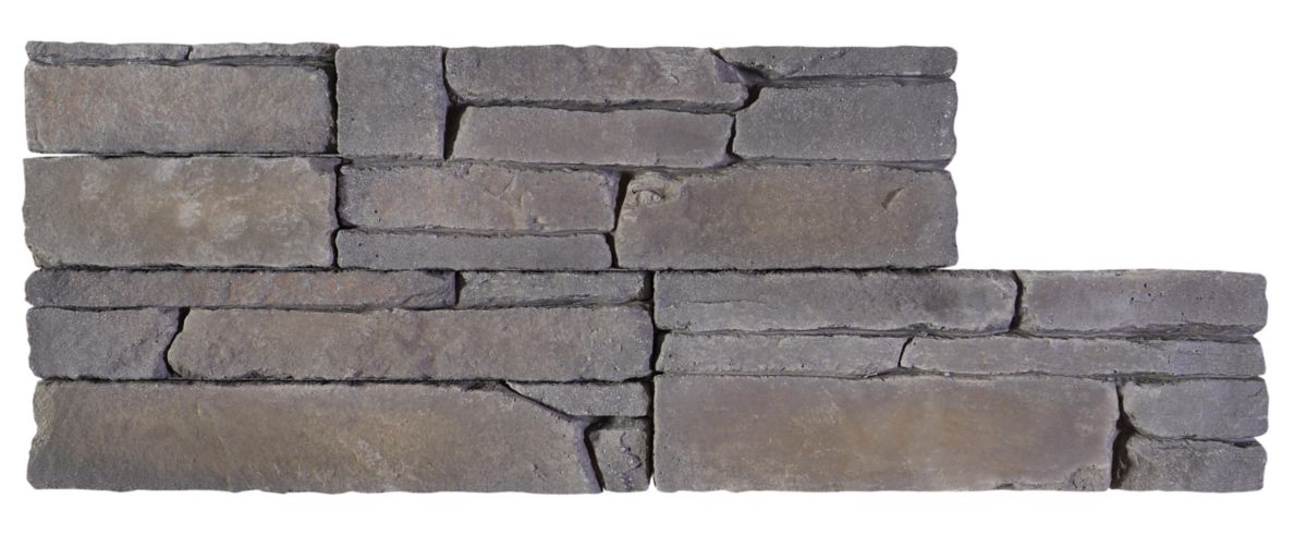 ORSOL - Plaquette de parement Rocky Mountain - anthracite - ép. ± 3 cm - paquet de 0,25 m² | POINT.P