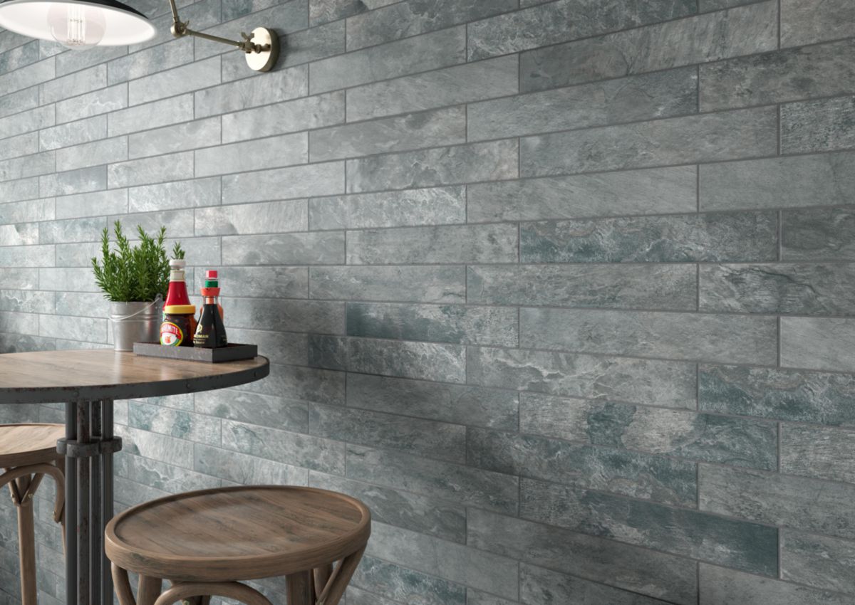 CINCA - Grès cérame émaillé Cinca Slate anthracite antidérapant R10 B ...