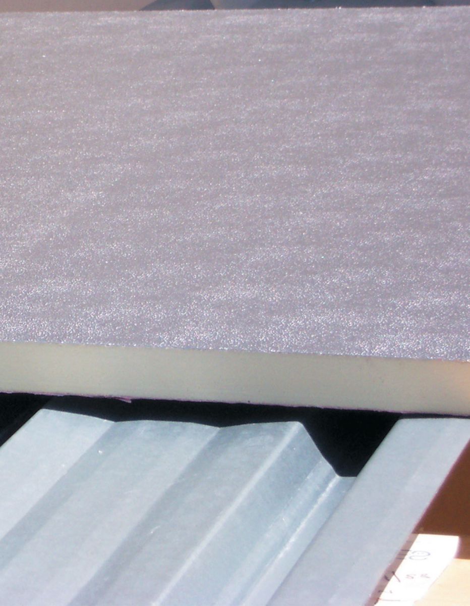 SOPREMA - Panneau Efigreen Acier 1200 x 1000 mm épaisseur 140 mm R=6,35 m².(K/W)