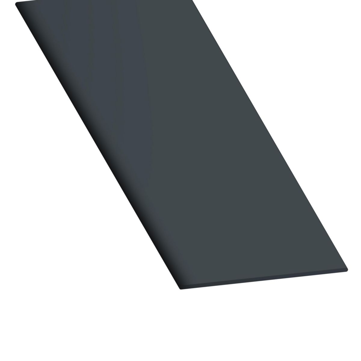 CQFD - Plat PVC Gris Anthracite 50 x 2mm-2,60m Réf. 2029-0050-A | POINT.P