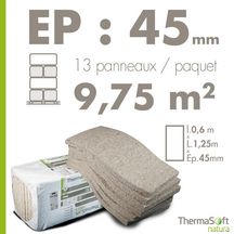 KNAUF - Panneau isolant semi-rigide en fibres végétales Thermasoft ...
