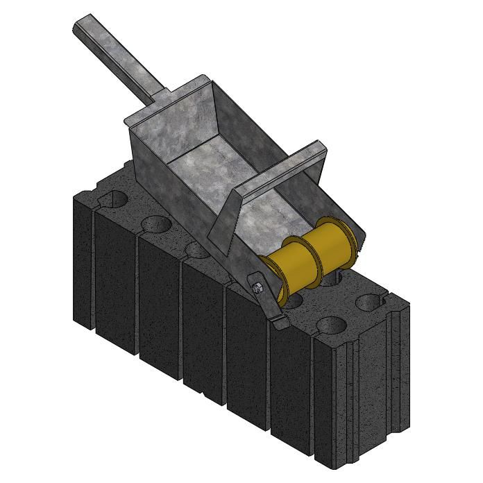 ALKERN - Bloc de chaînage horizontal rectifié Elibloc - 500x150x200 mm ...