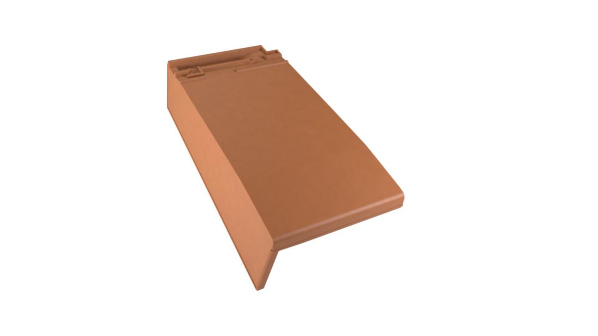 KORAMIC - Tuile de rive à rabat gauche Actua terre cuite ardoisé | Point.P