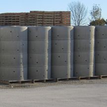 OPL - Buse de puits - béton perforé - H. 50 cm - Ø 900 mm | Point.P